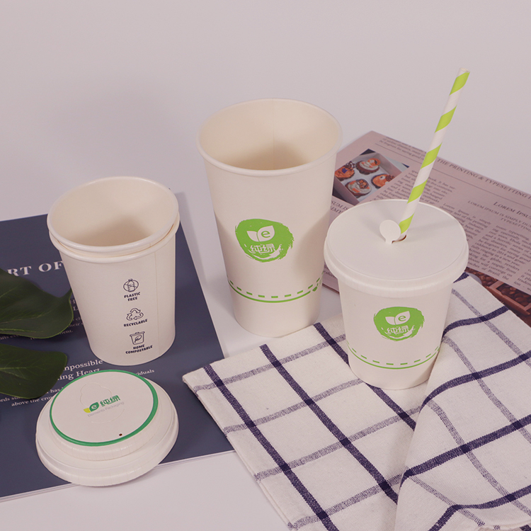 Eco Friendly Compostable Disposable Stackable Paper Lids Bulk ...